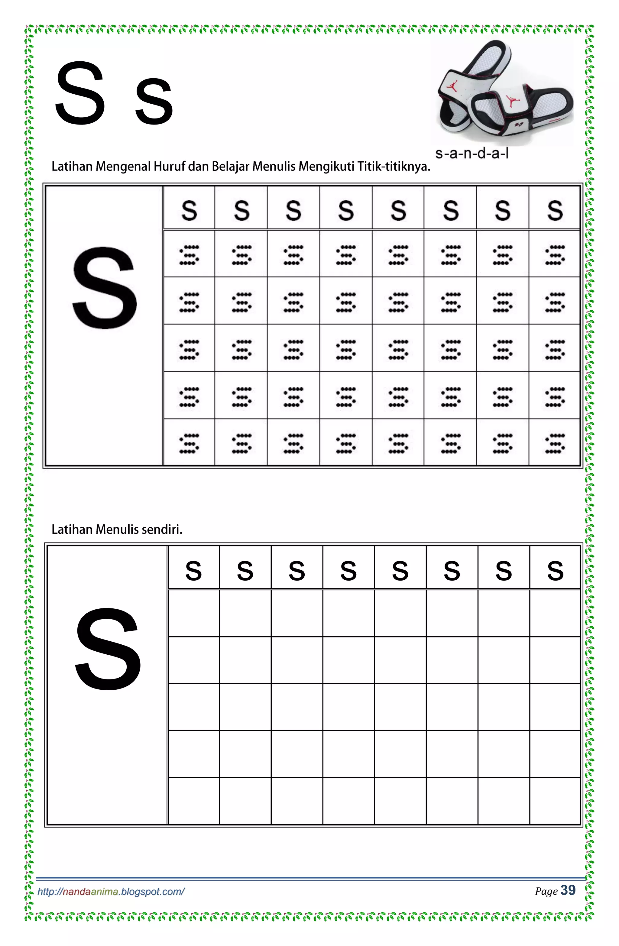 BELAJAR MENGENAL dan MENULIS HURUF ABC | PDF