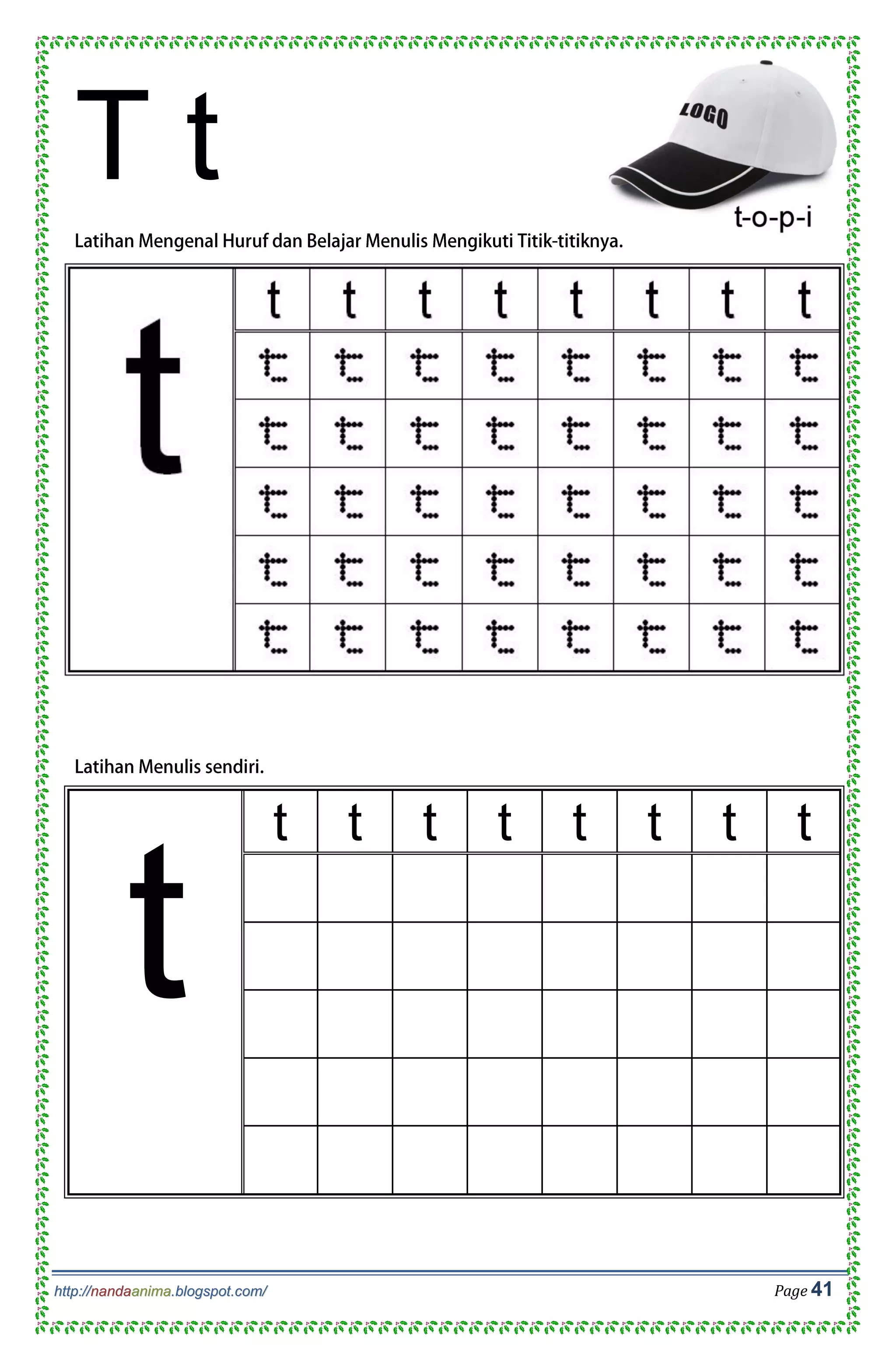 BELAJAR MENGENAL dan MENULIS HURUF ABC | PDF