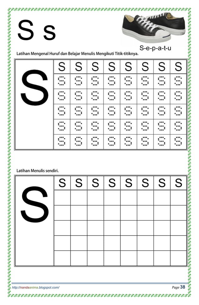 BELAJAR MENGENAL dan MENULIS HURUF ABC | PDF