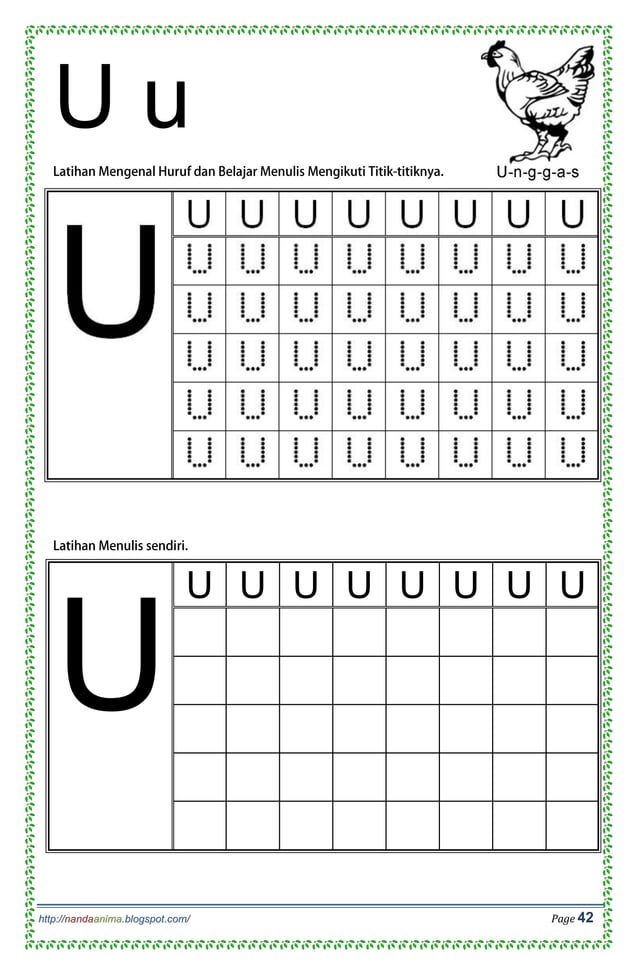 BELAJAR MENGENAL dan MENULIS HURUF ABC | PDF