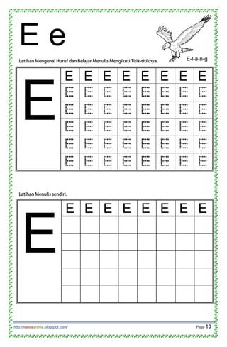 belajar menulis abc prasekolah - Piers Henderson