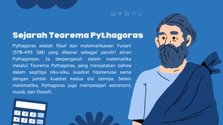 Belajar Mengenal Rumus Pythagoras Presentasi Biru dan Oranye Ceria ...