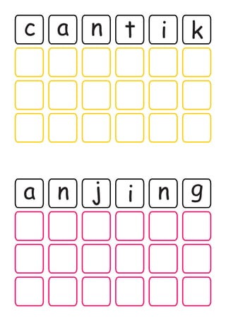 Belajar menulis 2c | PDF