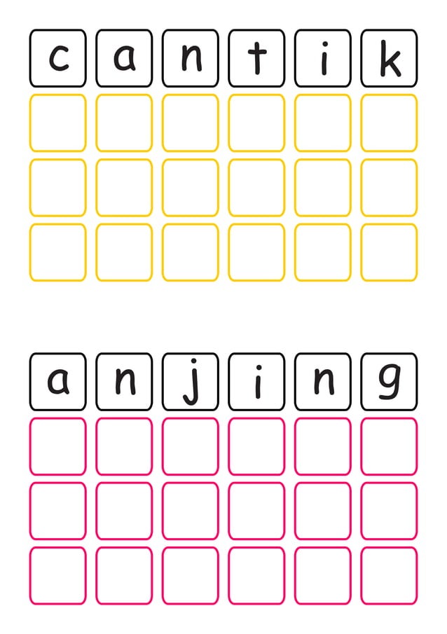 Belajar menulis 2c | PDF