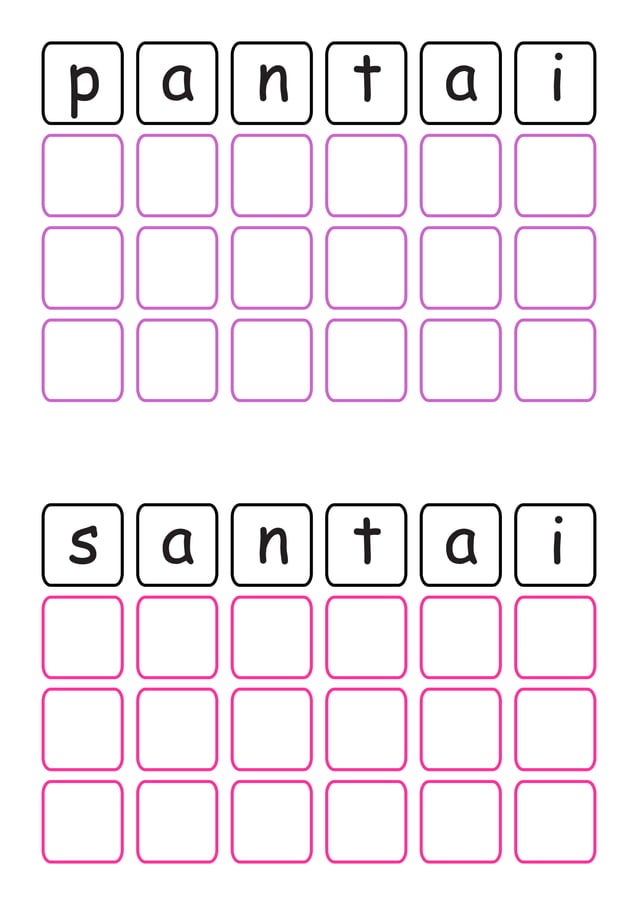 Belajar menulis 2c | PDF