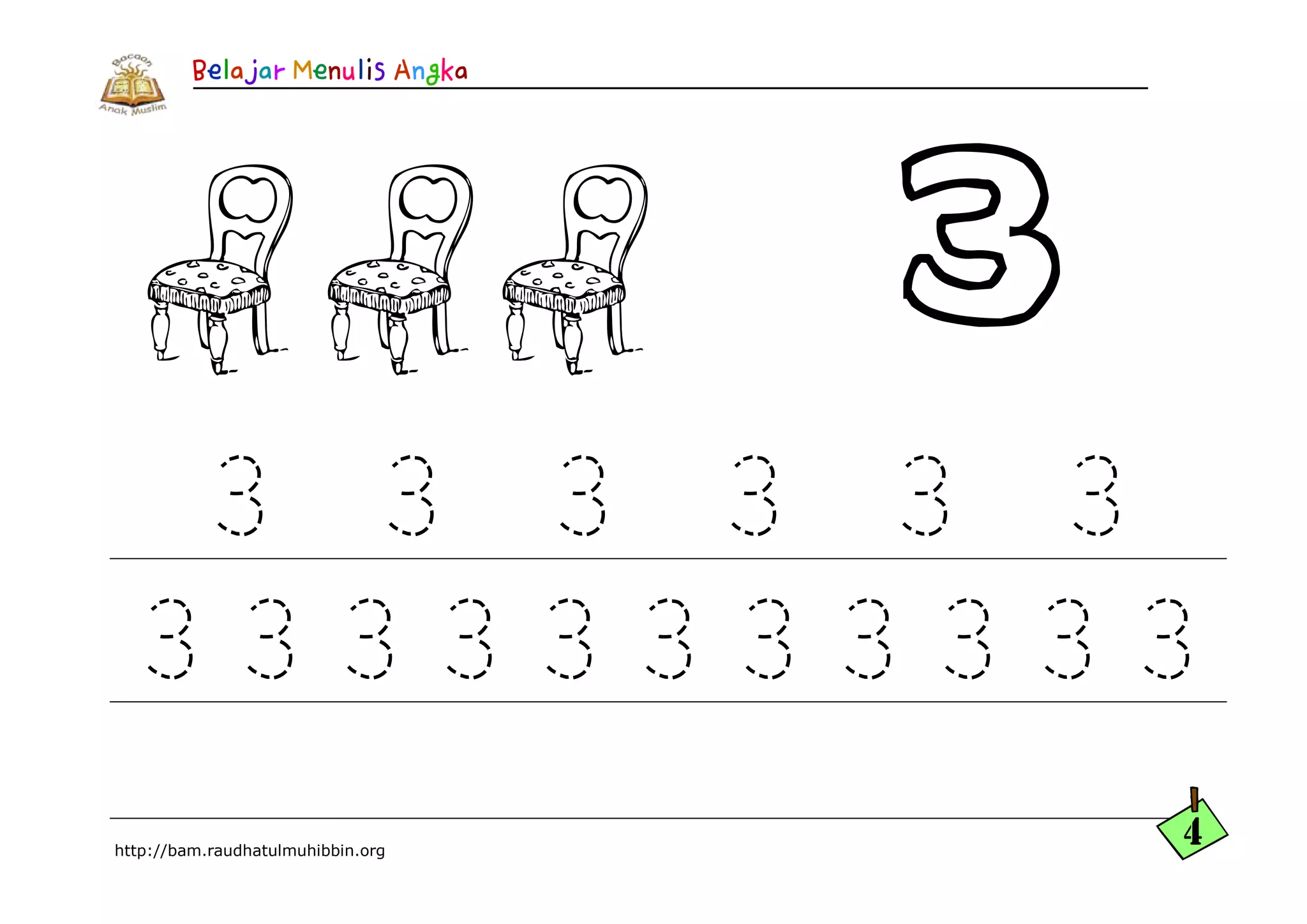 Belajar Menulis Angka | PDF