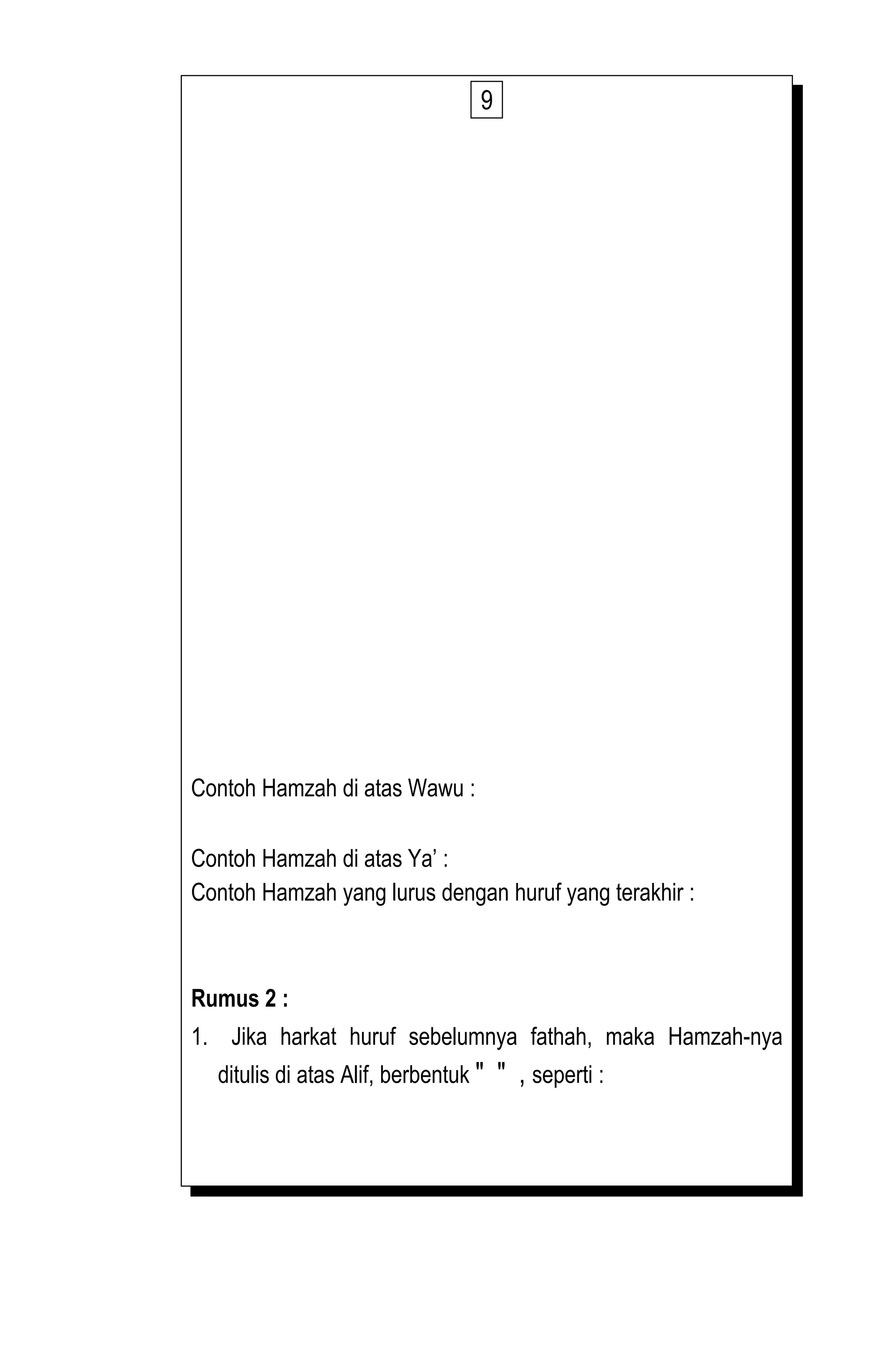 Belajar menulis arab | DOC