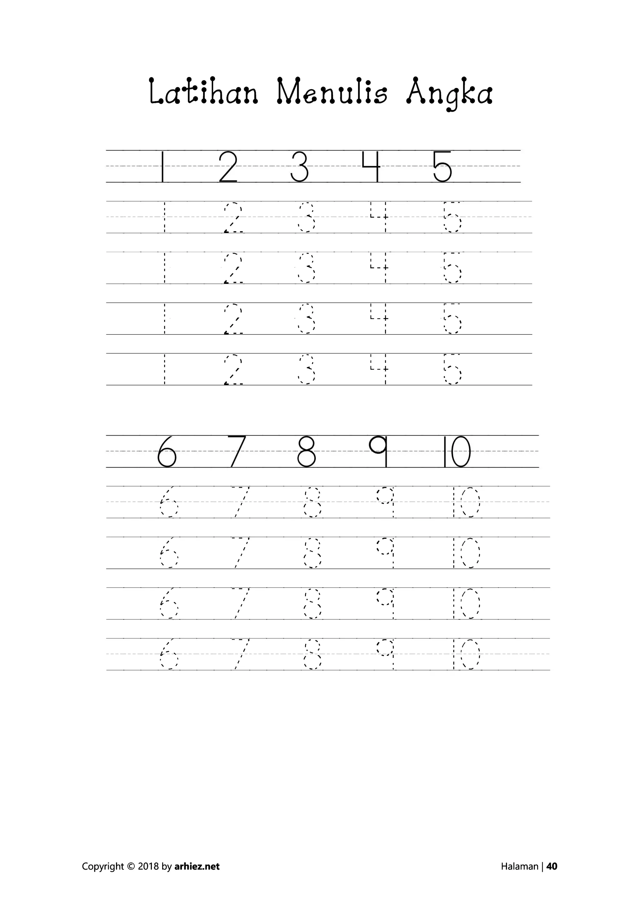Belajar menulis huruf_dan_angka_untuk_ba | PDF