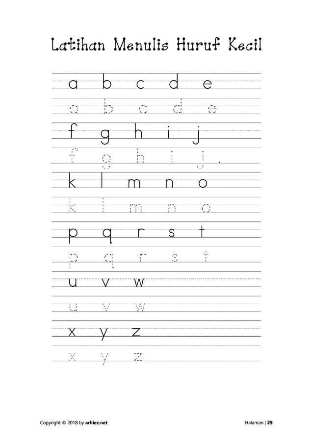 Belajar menulis huruf_dan_angka_untuk_ba | PDF