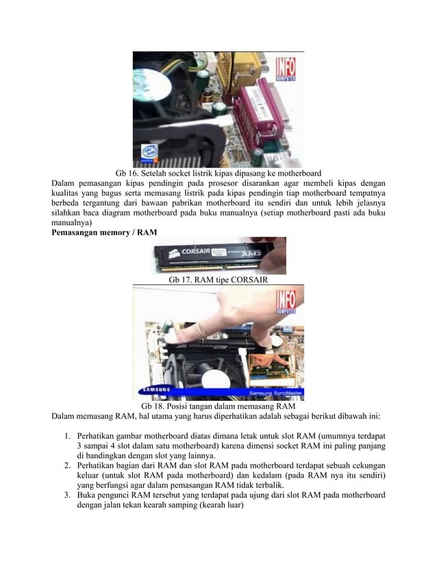 Belajar merakit pc | PDF