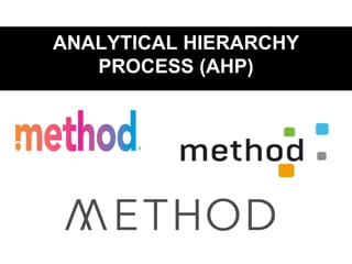 Belajar metode Analytical Hierarchy Process (AHP) | PPTX