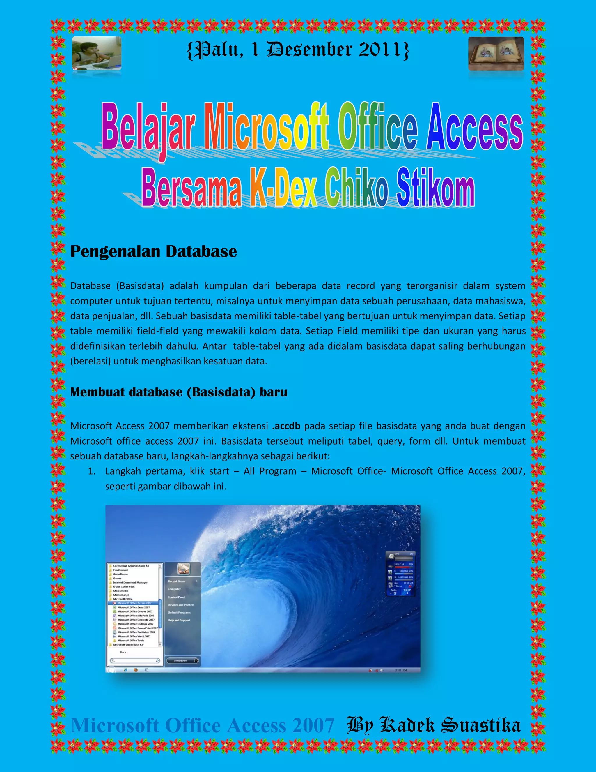 Belajar microsoft office access | PDF