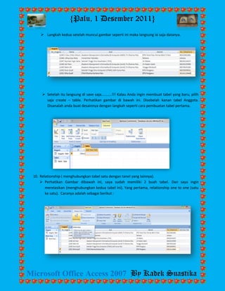 Belajar microsoft office access | PDF