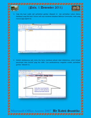Belajar microsoft office access | PDF