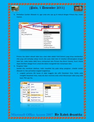 Belajar microsoft office access | PDF