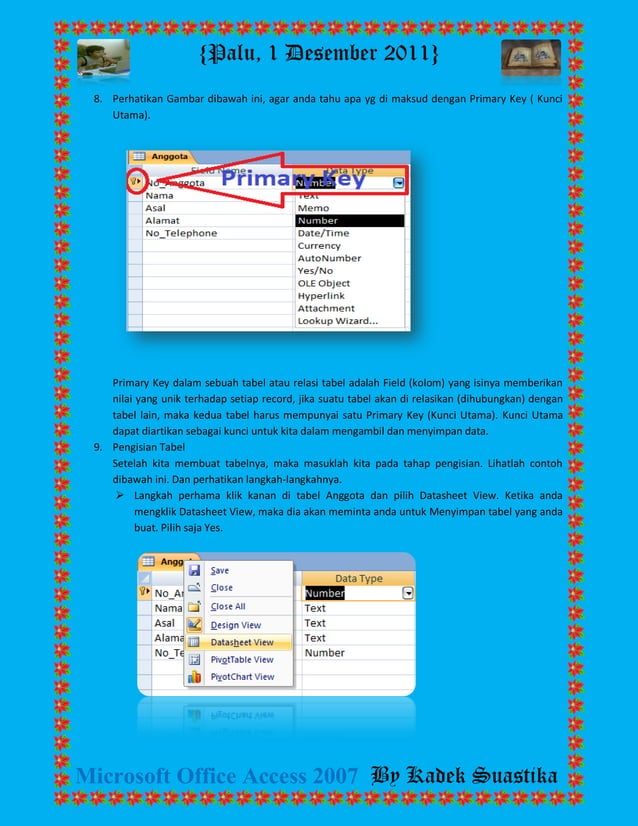 Belajar microsoft office access | PDF