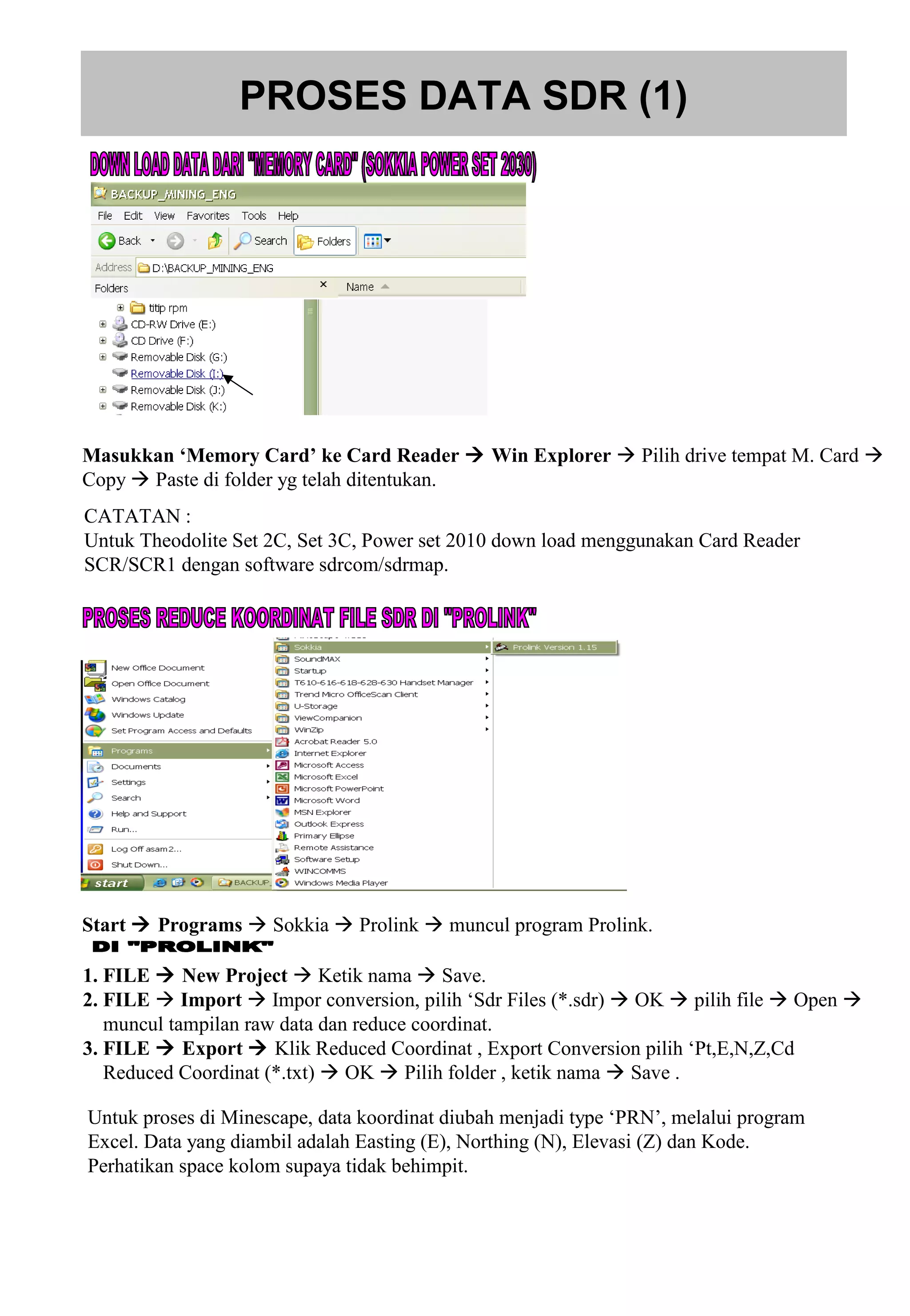 Belajar minescape | PPT