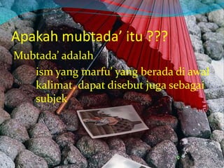 mubtada' khabar | PPTX