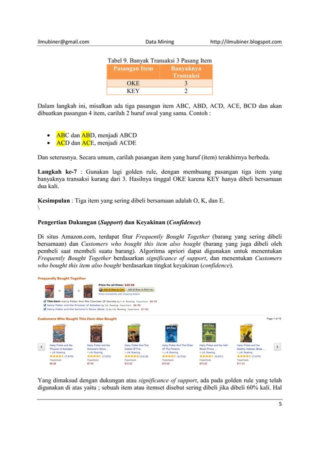 Belajar mudah algoritma data mining apriori | PDF Belajar mudah algoritma data mining apriori | PDF