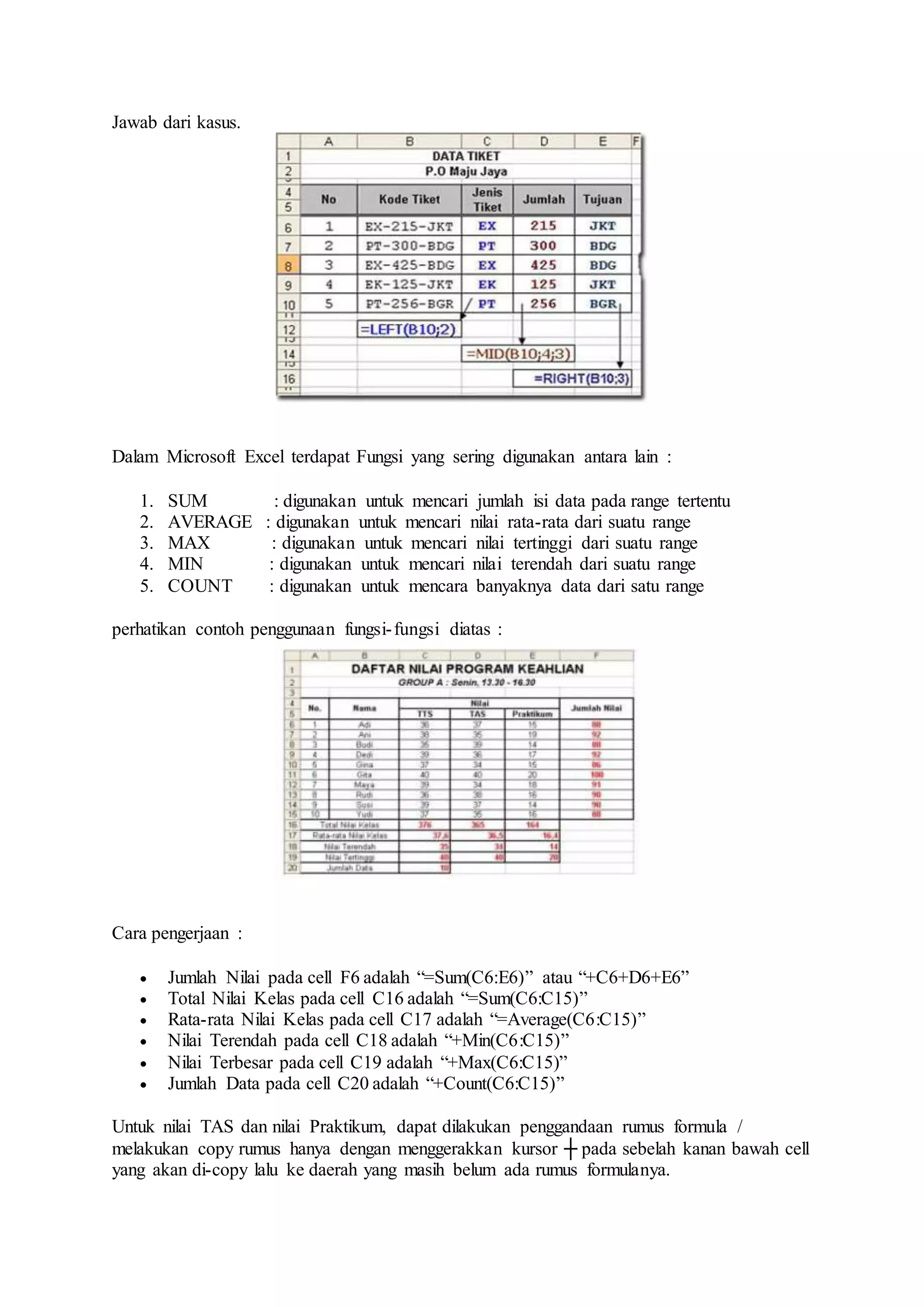 Belajar mudah microsoft office excel 2007 | PDF