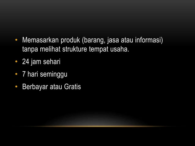 Belajar pemasaran untuk umkm pemula berbasis online | PPT