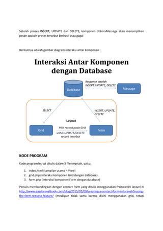 Belajar pemrograman berbasis web menggunakan dhtmlx 2 | PDF
