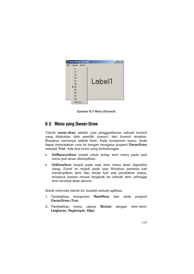 Belajar pemrograman borland delphi 7 [the-xp.blogspot.com] | PDF