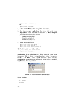 Belajar pemrograman borland delphi 7 [the-xp.blogspot.com] | PDF