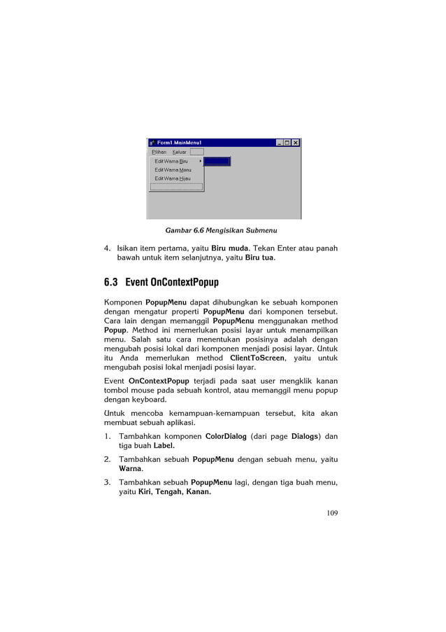 Belajar pemrograman borland delphi 7 [the-xp.blogspot.com] | PDF