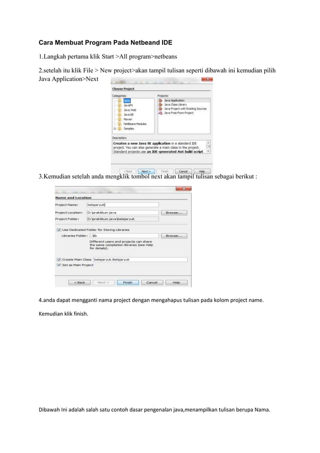 Belajar pemrograman java dasar | PDF Belajar pemrograman java dasar | PDF