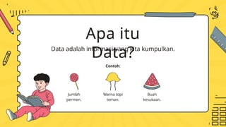 Belajar Penyajian Data Tabel Presentasi Kuning Ilustrasi_20250519 ...