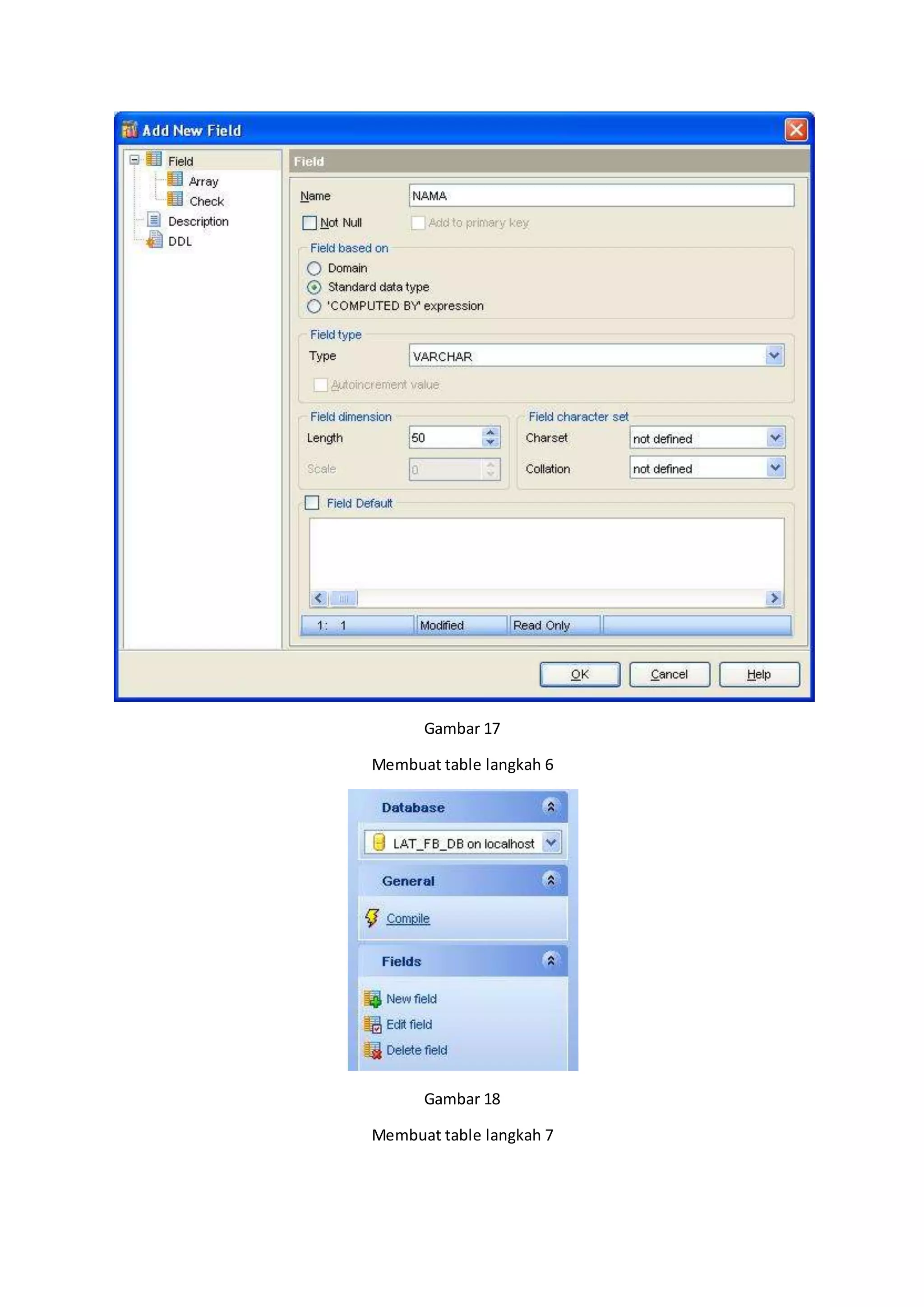 Belajar Php Dengan Database Firebird Docx Databases Computer Software And Applications