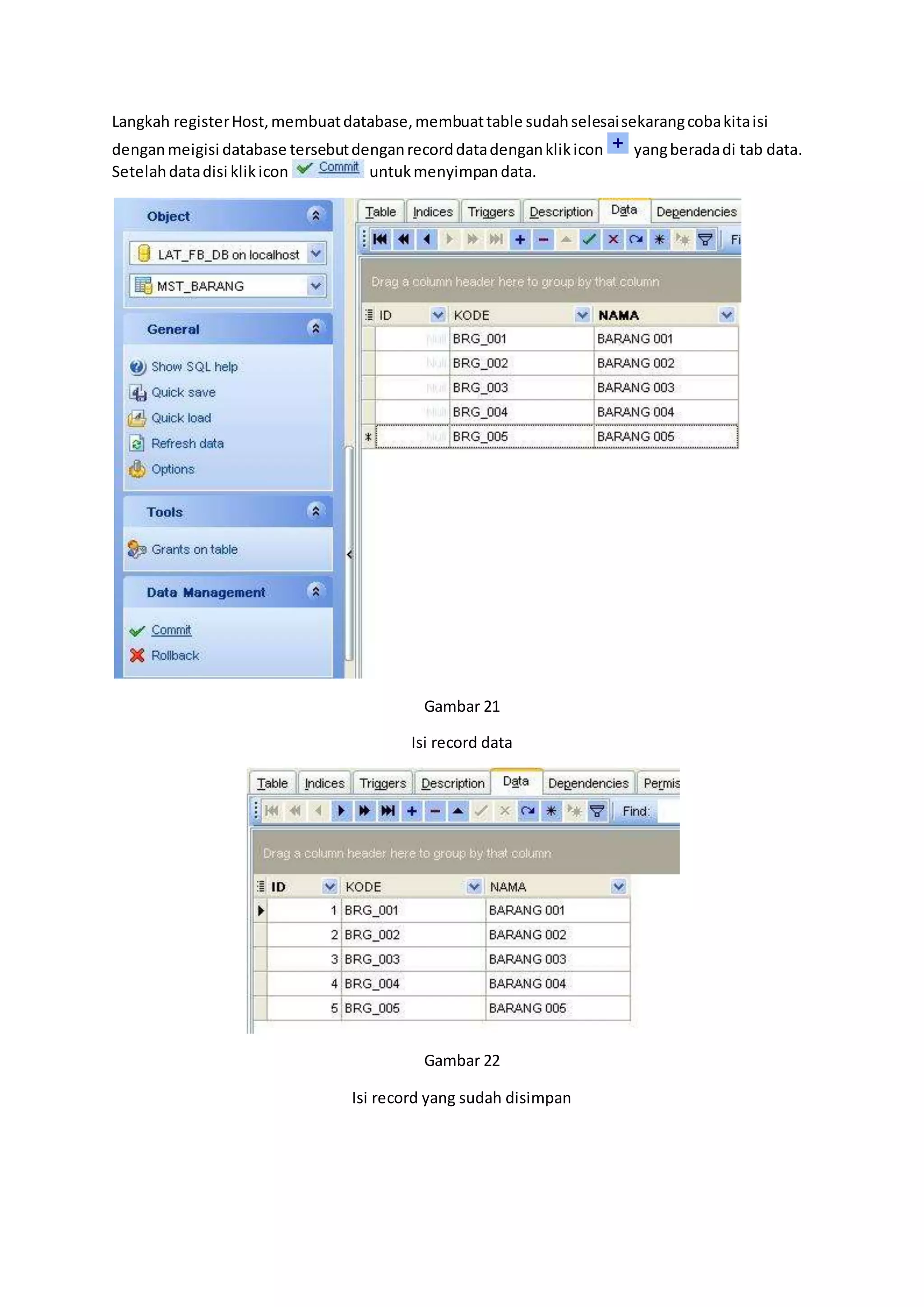 Belajar php dengan database firebird | DOCX | Databases | Computer Software and Applications
