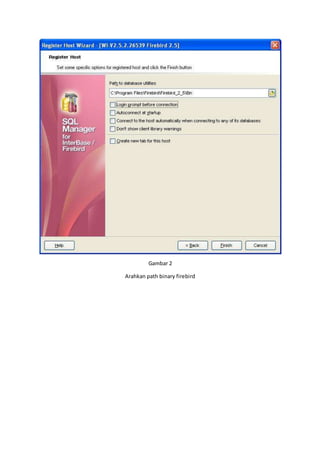 Belajar php dengan database firebird | DOCX | Databases | Computer Software and Applications