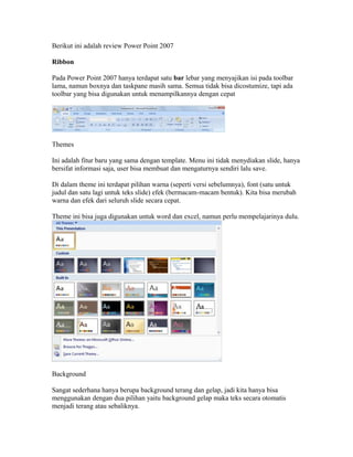 Belajar powerpoint 2007 | PDF