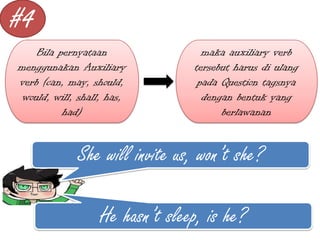 Belajar QUESTION TAGS Dengan Mudah | PPTX