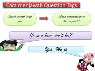 Belajar QUESTION TAGS Dengan Mudah | PPTX