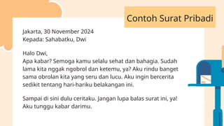 Belajar Surat Menyurat Presentasi Oranye dan Hijau Ilustratif Lucu.pptx