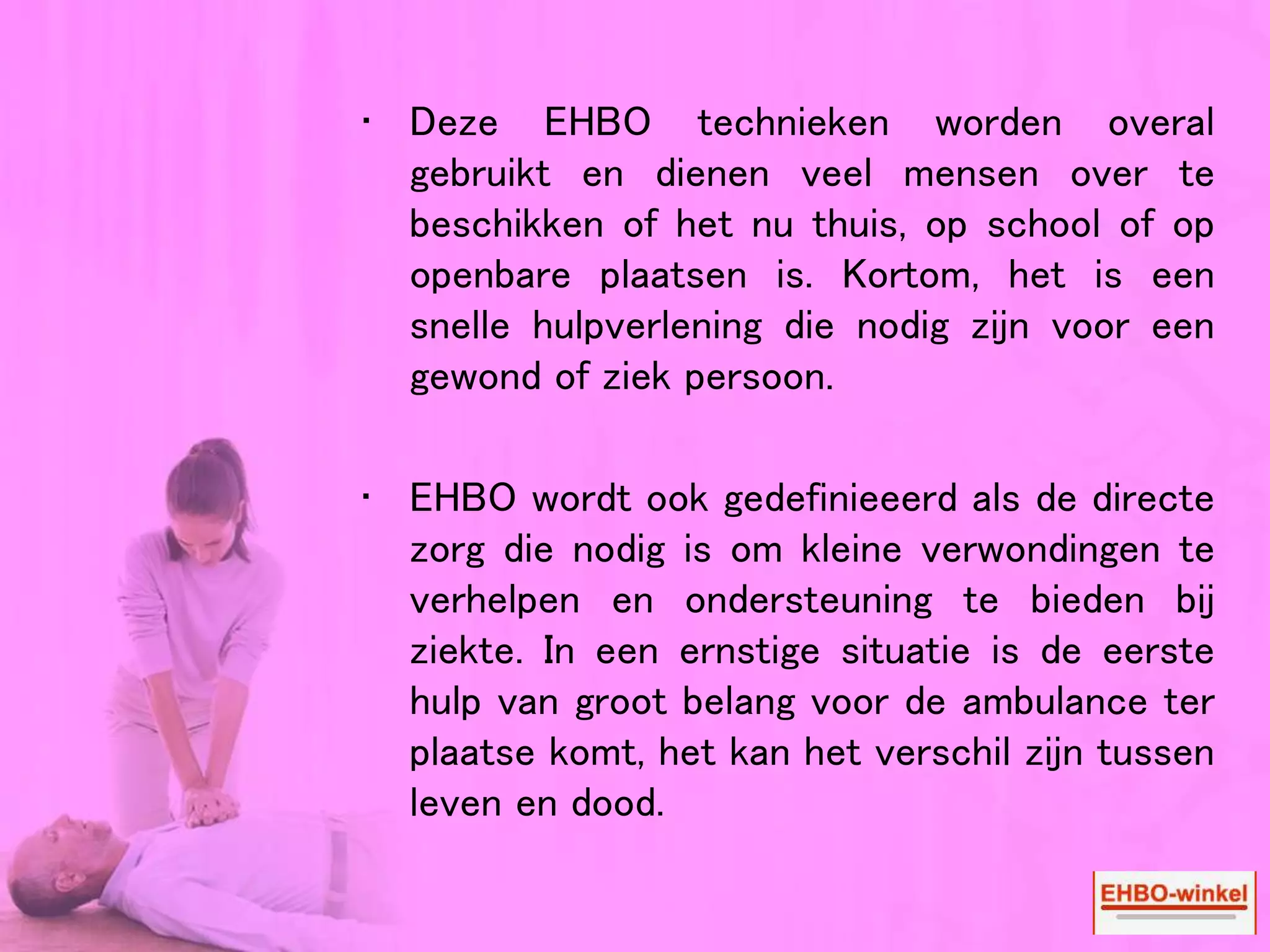 Belang van eerste hulp cursus! | PPTX | First Aid | Injuries
