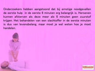 Belang van eerste hulp cursus! | PPTX | First Aid | Injuries