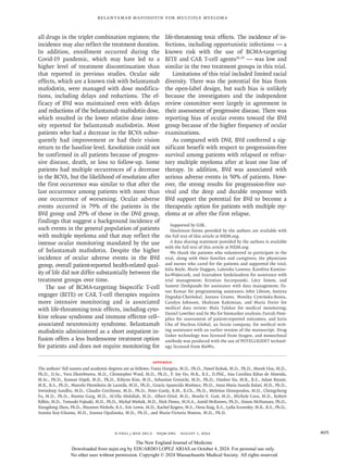 Belantamab Mafodotin-Bortezomib and Dexamethasone for Multiple Myeloma - NEJM.pdf