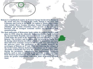 Belarus | PPTX