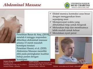 ASUHAN KEPERAWATAN GERONTIK PADA PASIEN DENGAN KONSTIPASI | PPT