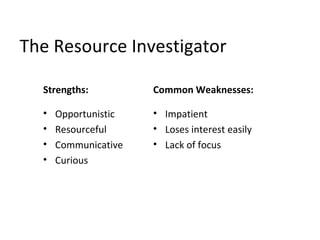 Belbin Team Roles | PPT
