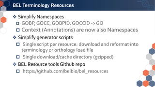 BEL.bio Overview and BioDati Studio | PPT