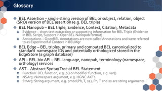 BEL.bio Overview and BioDati Studio | PPT