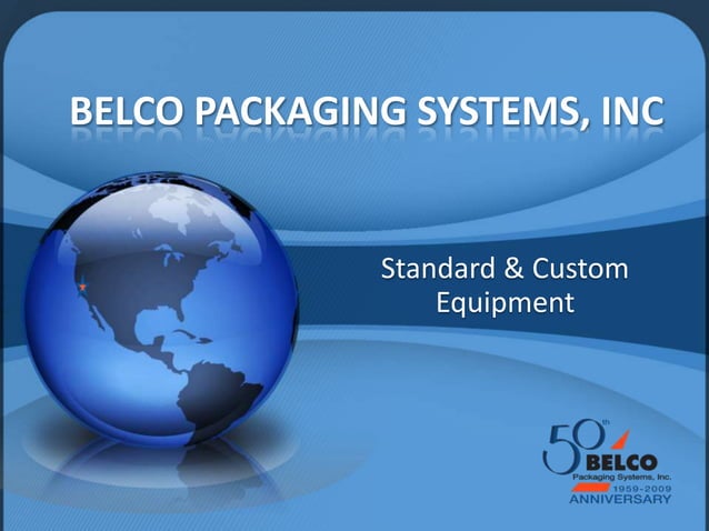 Belco Packaging Systems Product Line Overview | PPTX