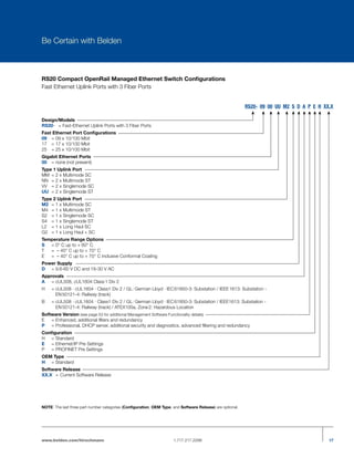 Belden Hirschmann Networking Catalog | PDF
