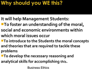 Introduction to Business Ethics | PPT