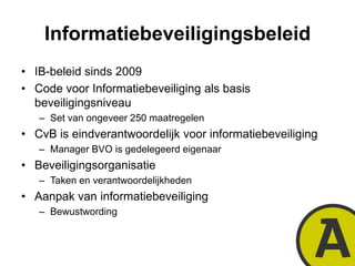 Beleid en beveiliging | PPT